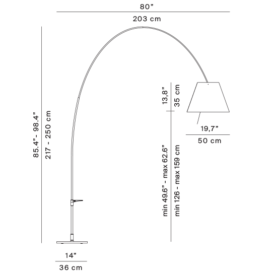 Lady Costanza - Design floor lamps - Paolo Rizzatto - Luceplan