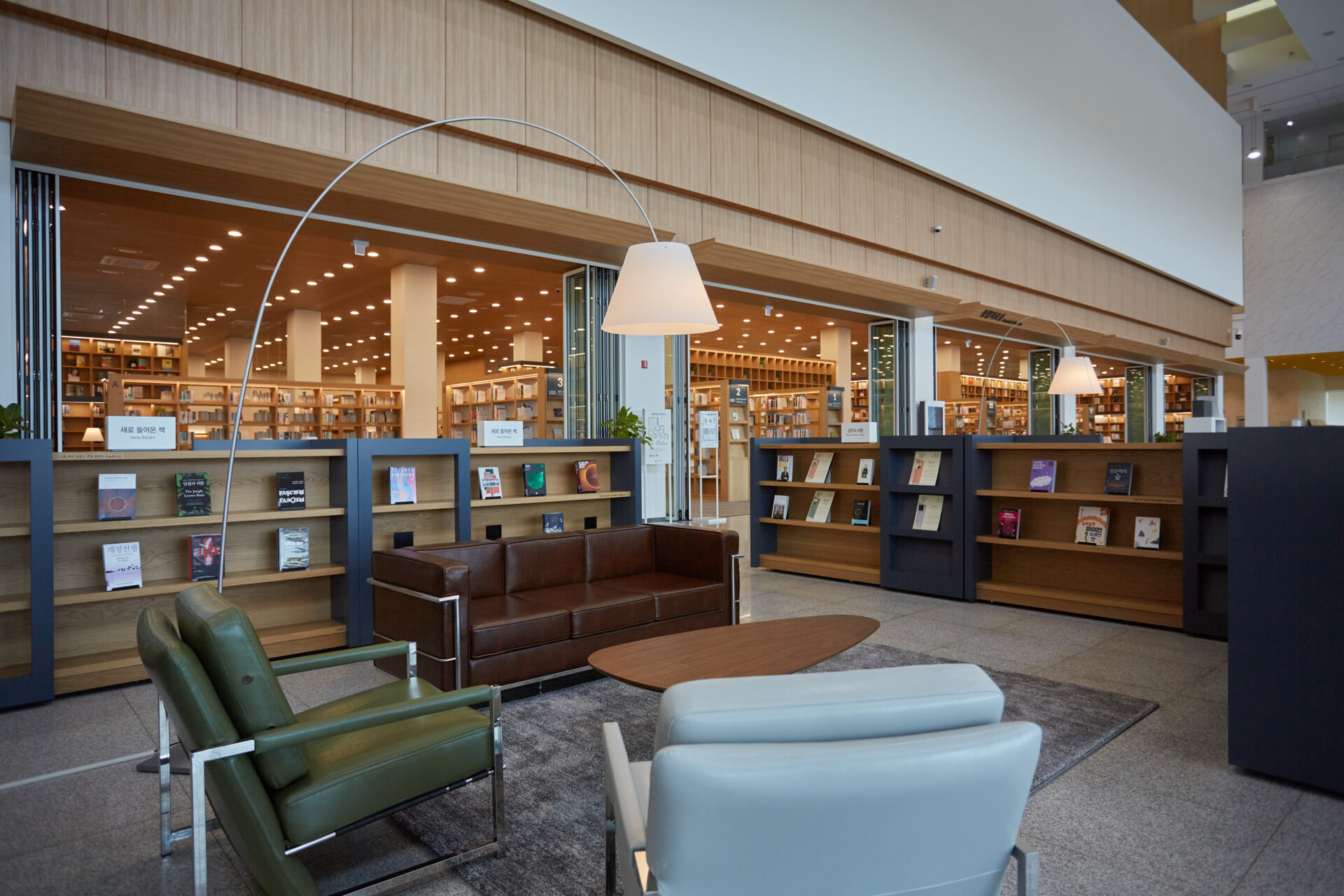 National Assembly Busan Library, lighting project Busan, South Korea ...